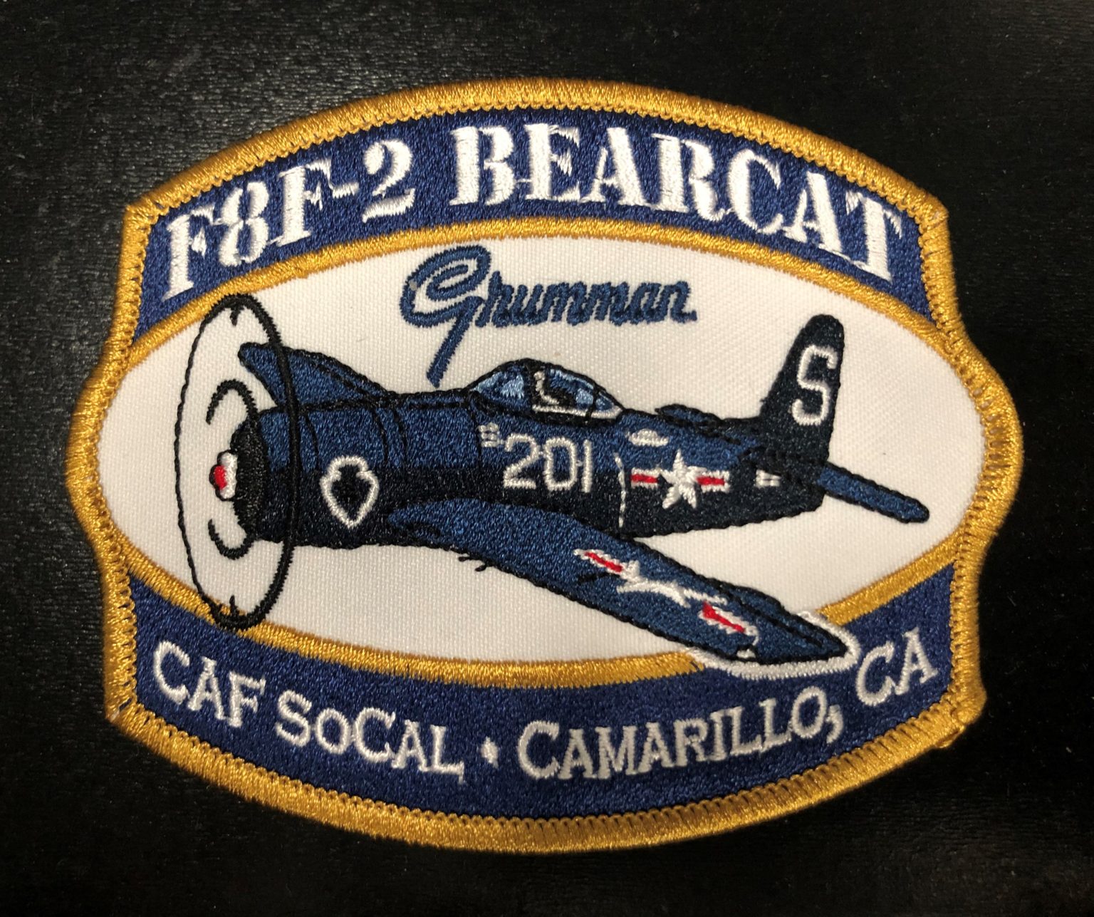 F8F Bearcat Patch - CAF SoCal
